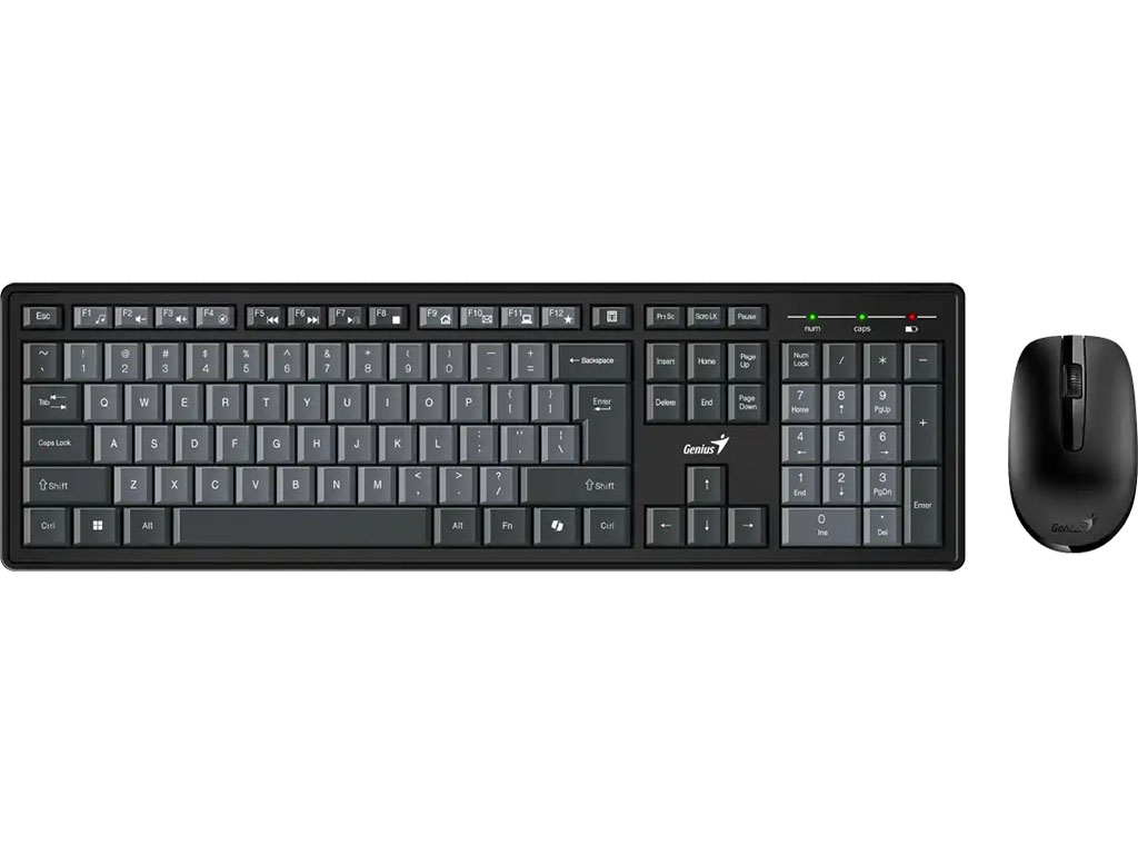 Teclado y Mouse inalámbrico Genius KM-8200 Dual color - Computer Shopping