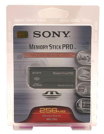 Tarjeta de Memoria Sony Memory Stick PRO 256Mb MSX-256S - Computer Shopping