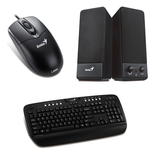 Combo Desktop Easy Negro Genius Pro USB - Computer Shopping