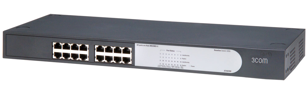 Switch HP V1405-16 de 16 Puertos 10/100Mbps JD984A - Computer Shopping